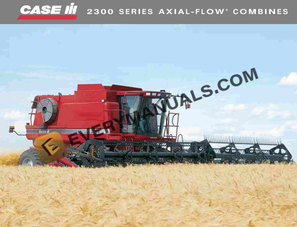 Case 2300 Series Axial-Flow Combine Service Training Manual PDF