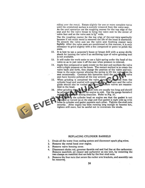 Case Model L Tractor Operator Manual 5215 PDF